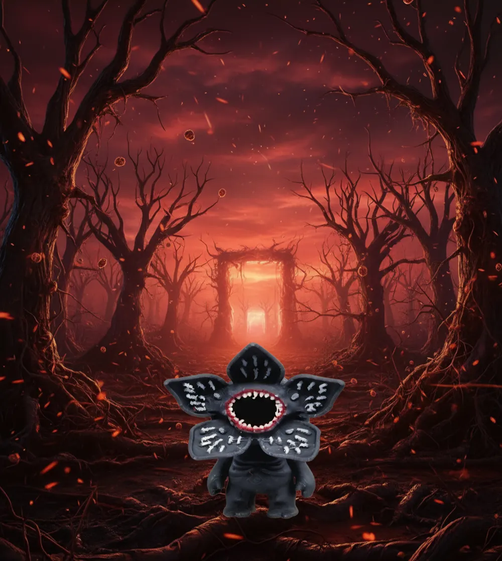 stranger things demogorgon straw topper - Free 3D Print Model - MakerWorld