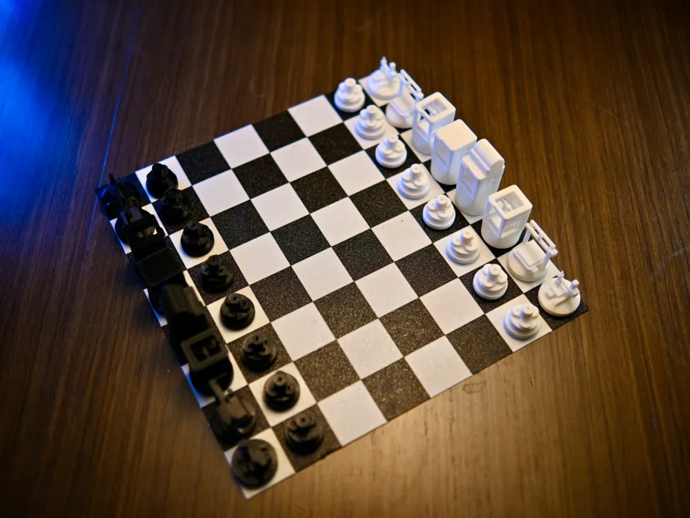 Ultra LIGHT Chess Board by F1dude MakerWorld: Download Free 3D Models