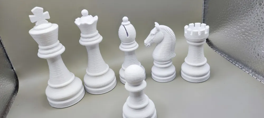 Classic Staunton Chess Set - Free 3D Print Model - MakerWorld