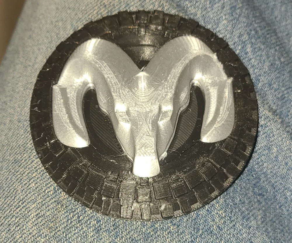 Ram Cupholder Coaster by WhiteDevil56 - MakerWorld