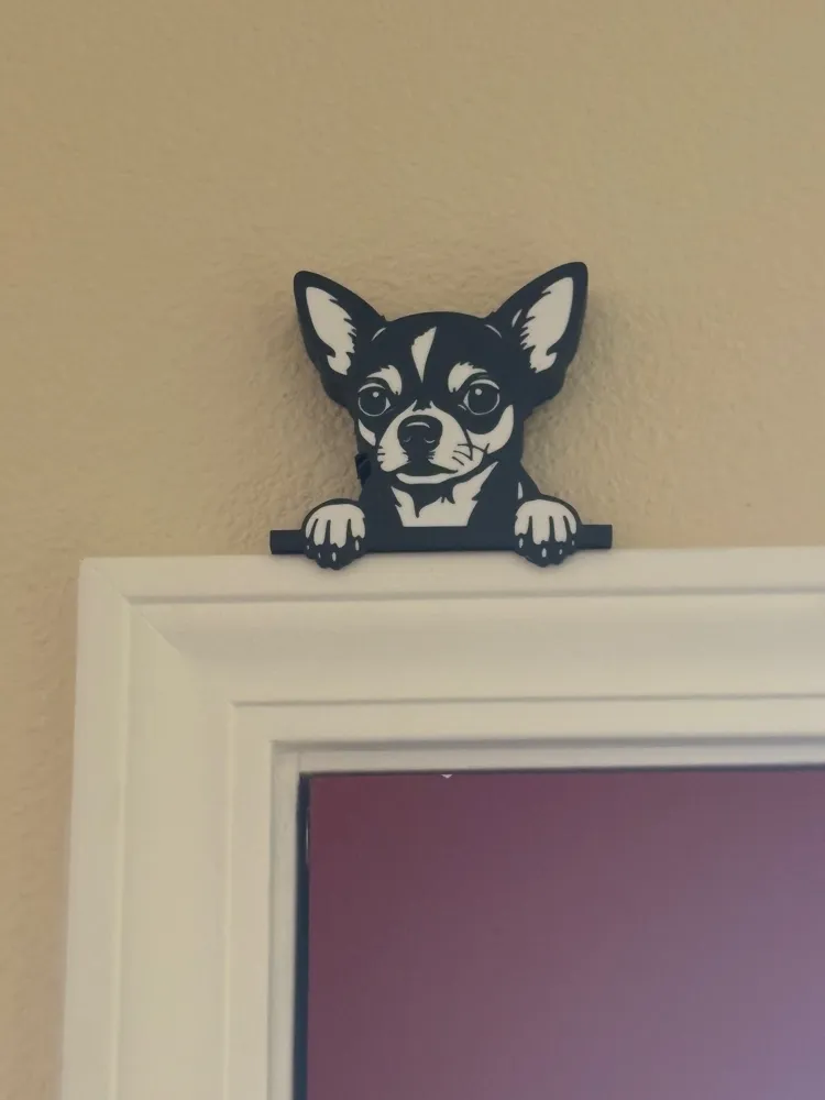 Chihuahua Door Topper by MaJiK MakerWorld: Download Free 3D Models