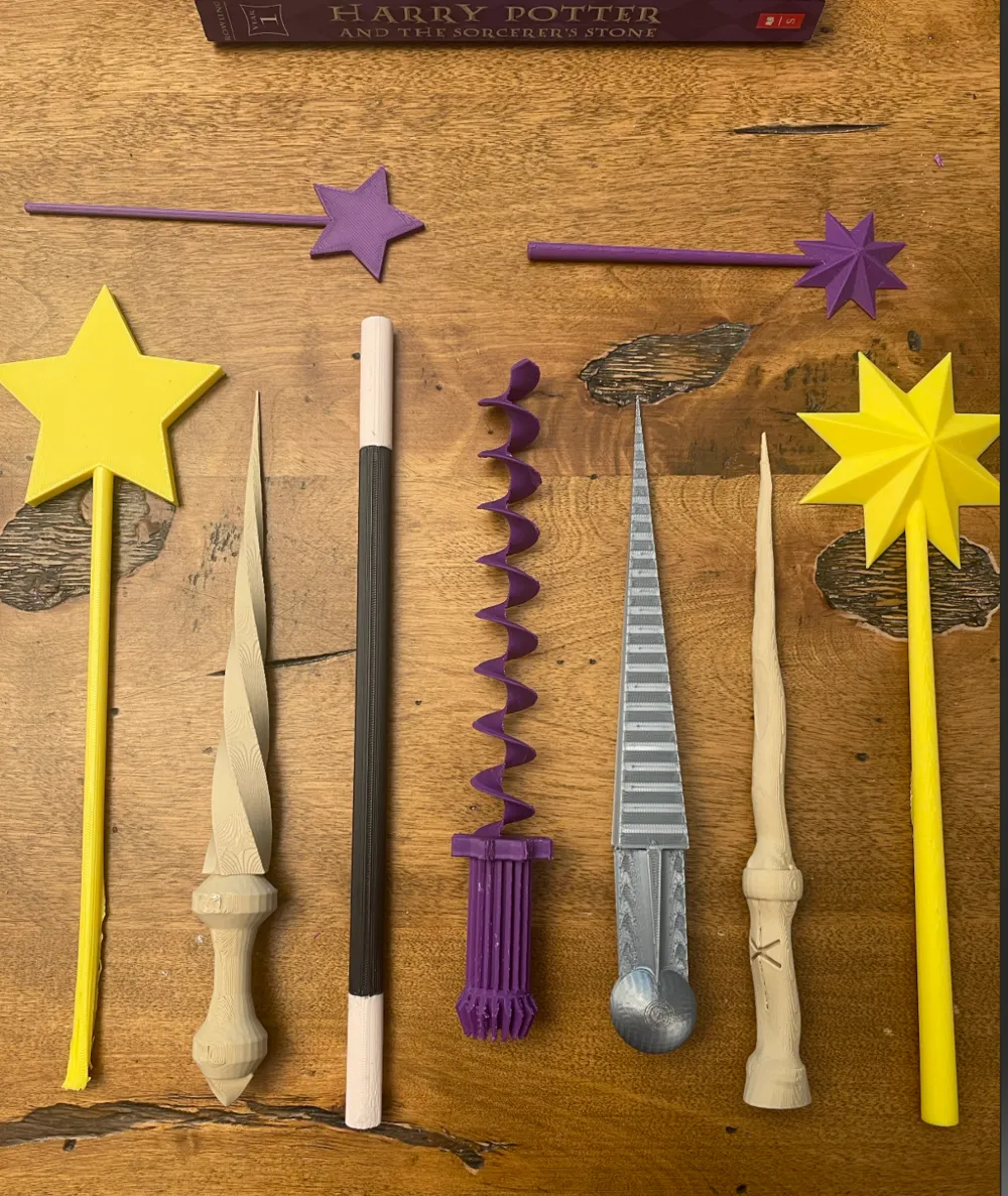 A Wand For All Occasions (7 Magic Wand Set) by djsente - MakerWorld