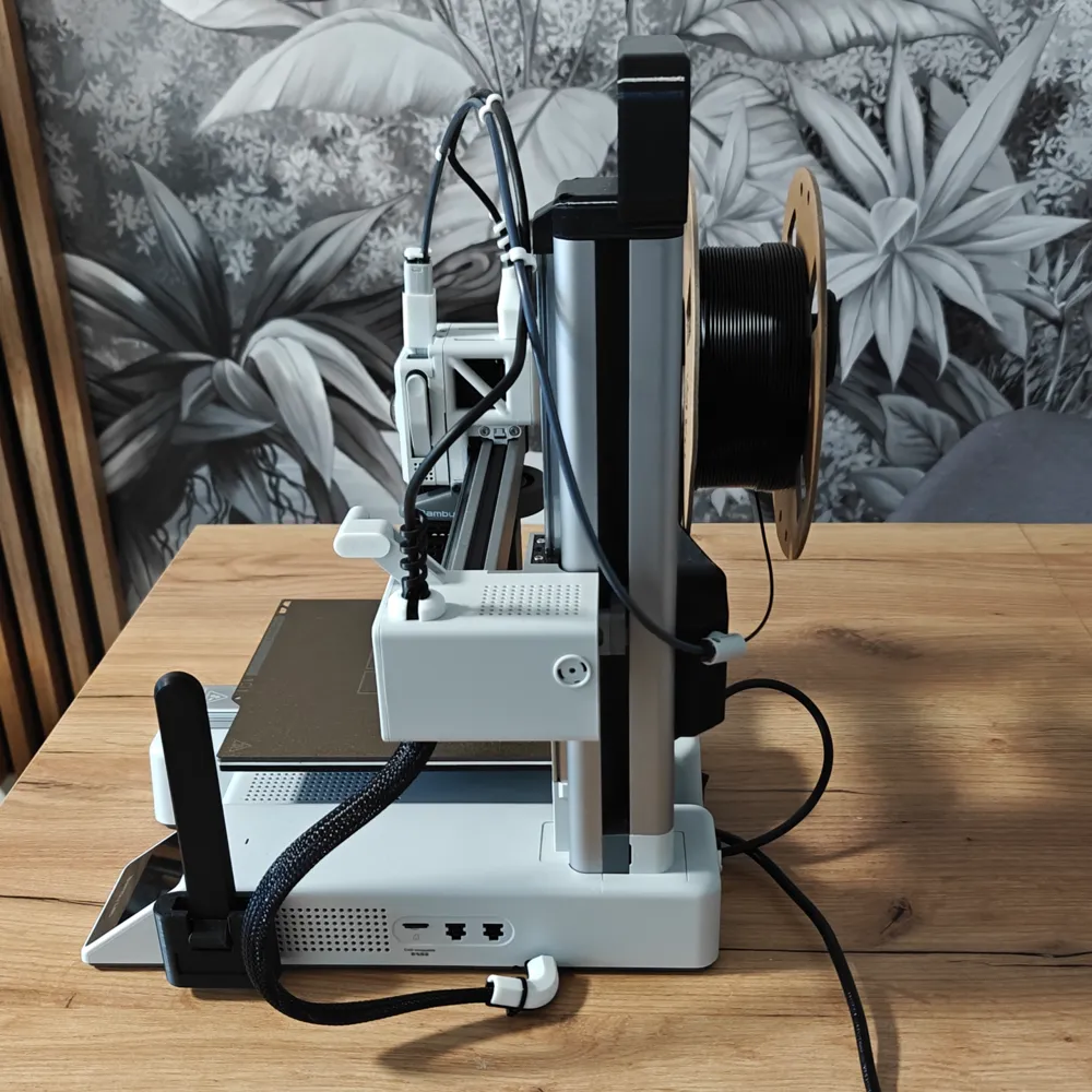 Compact Spool Holder A1 Mini Filament Mount Hanger - Free 3D Print ...