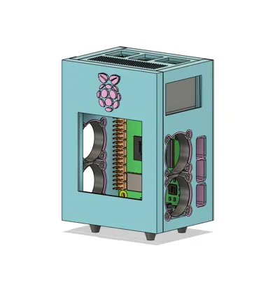 Raspberry Pi 5 Case/Tower - Free 3D Print Model - MakerWorld