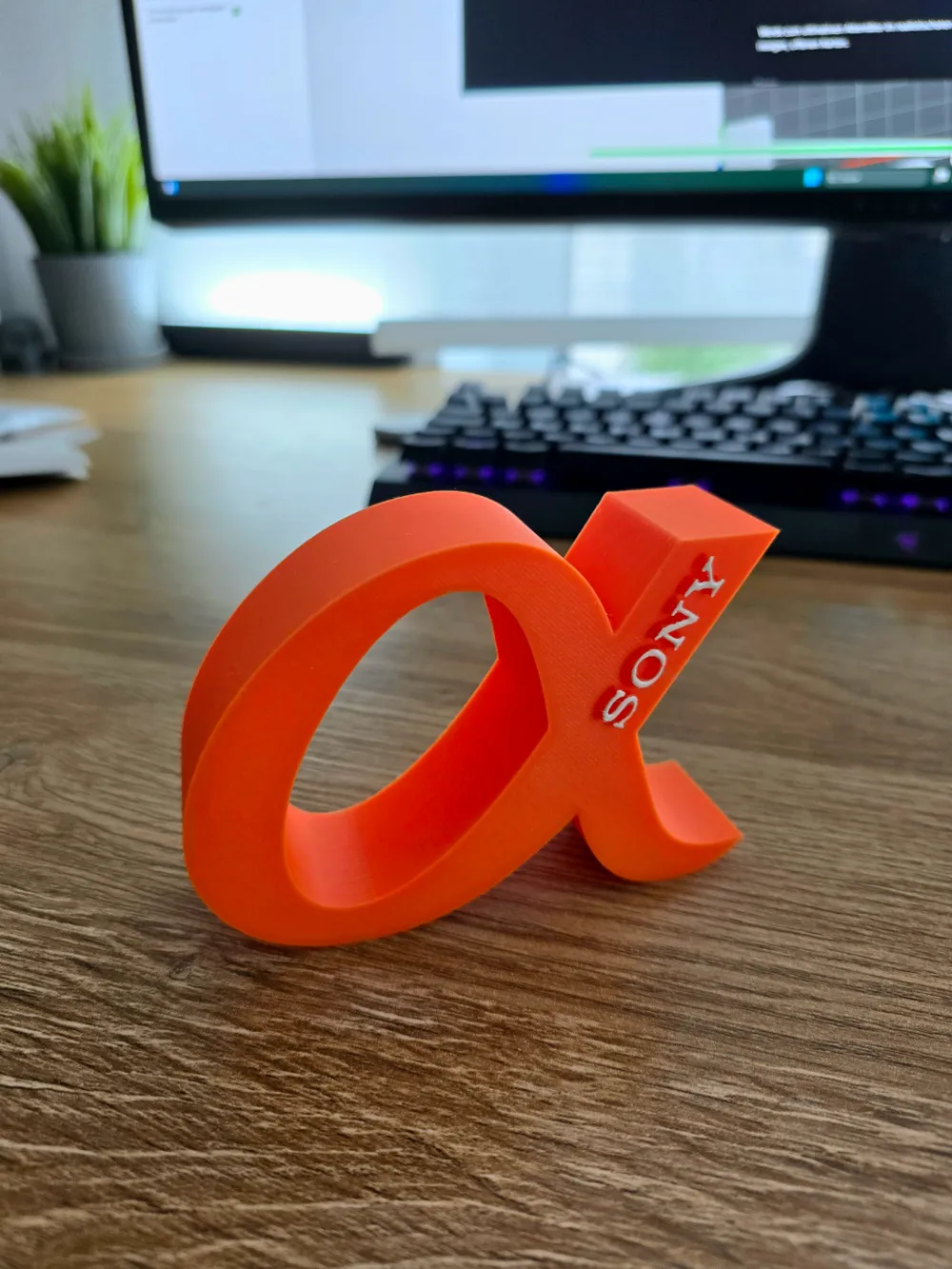 Sony Alpha Logo by Nofear2411 - MakerWorld