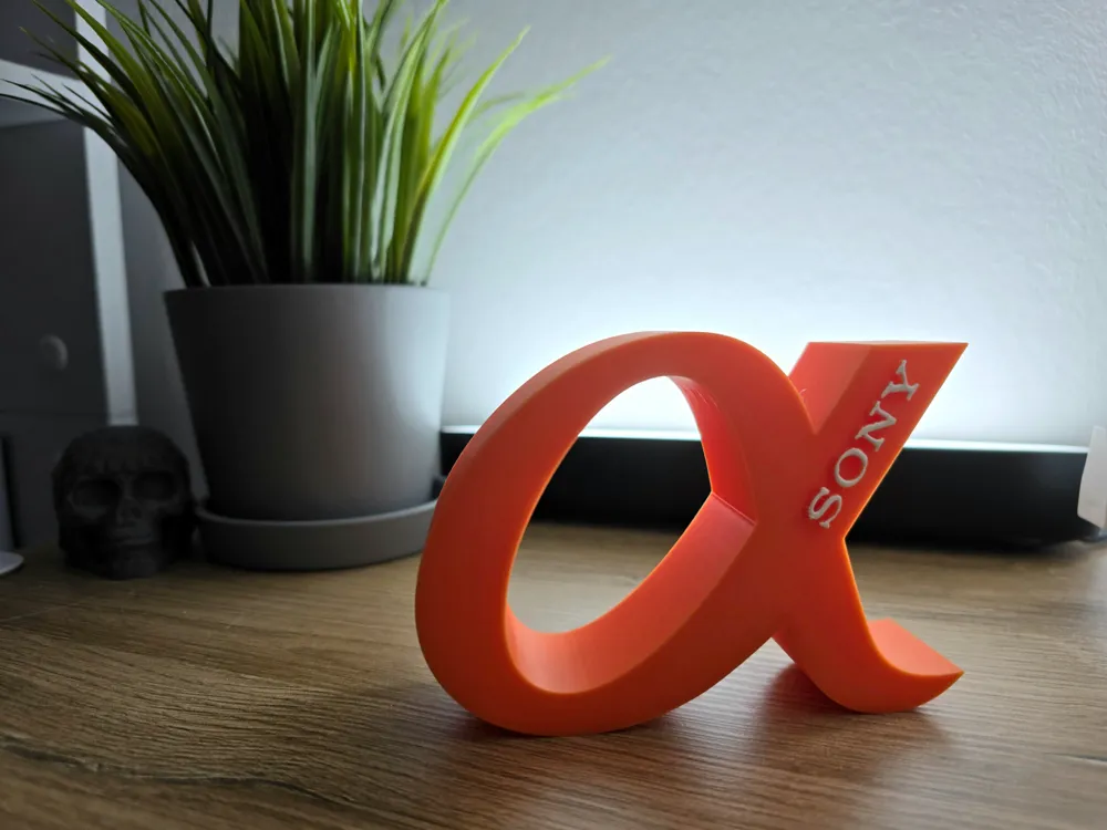 Sony Alpha Logo by Nofear2411 - MakerWorld