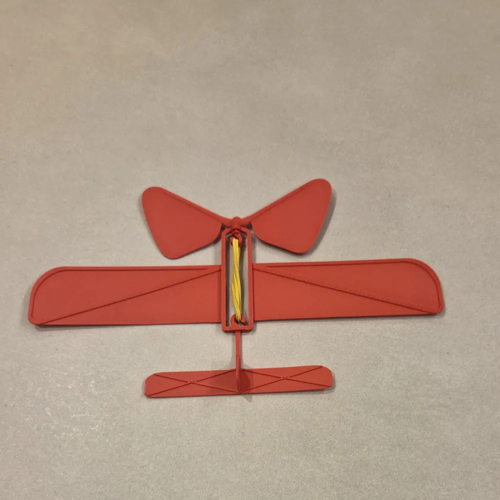 Mini Rubber Band Powered Airplane by CaporaleMakerWorld: Download Free ...