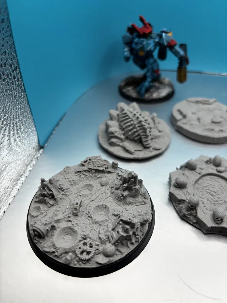 Wargaming Mini Bases Pack 2 - Free 3D Print Model - MakerWorld