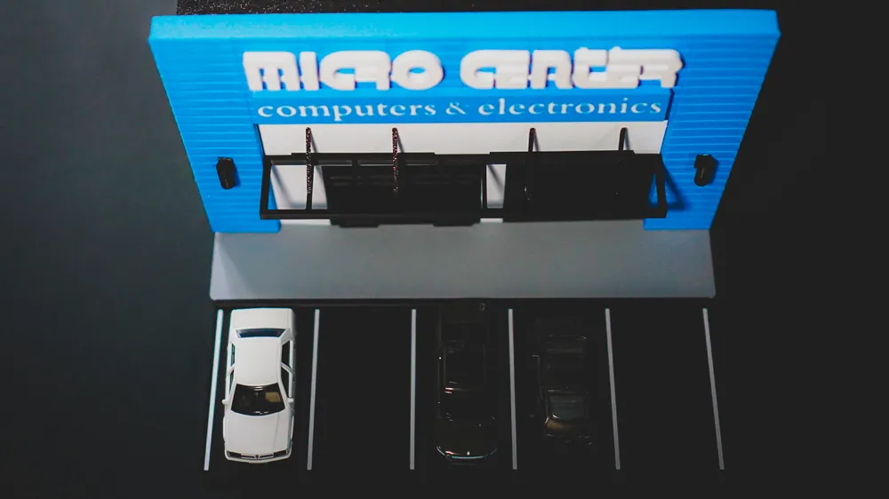 Micro Center Model Set - 1:64 Scale Diorama - Free 3D Print Model ...
