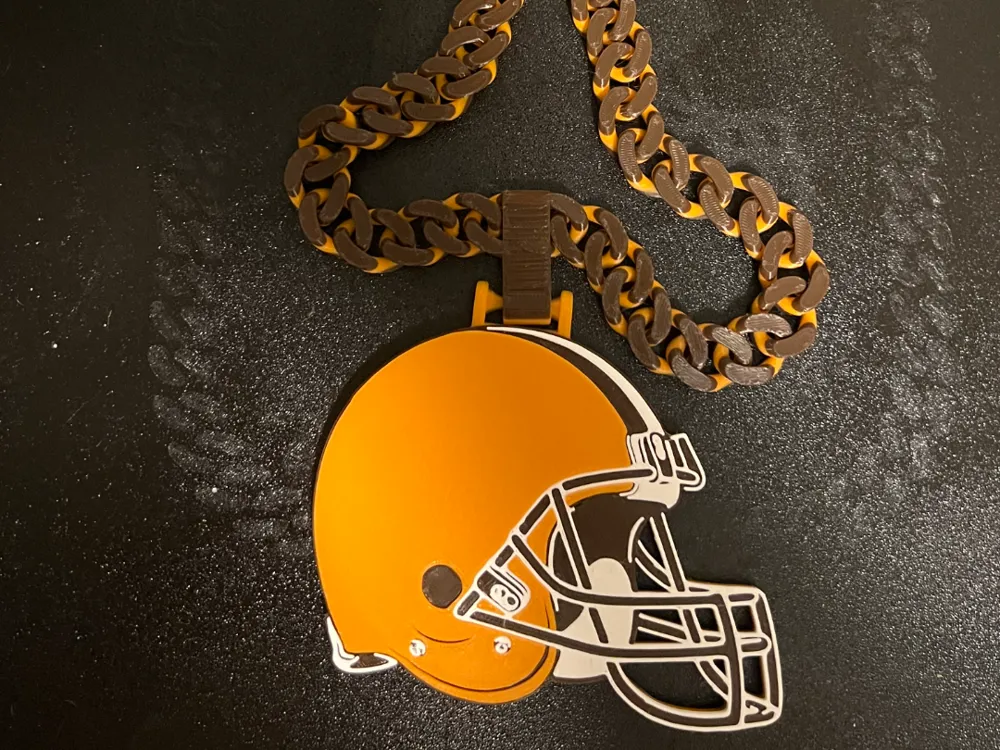 Cleveland Browns Chain - Free 3D Print Model - MakerWorld