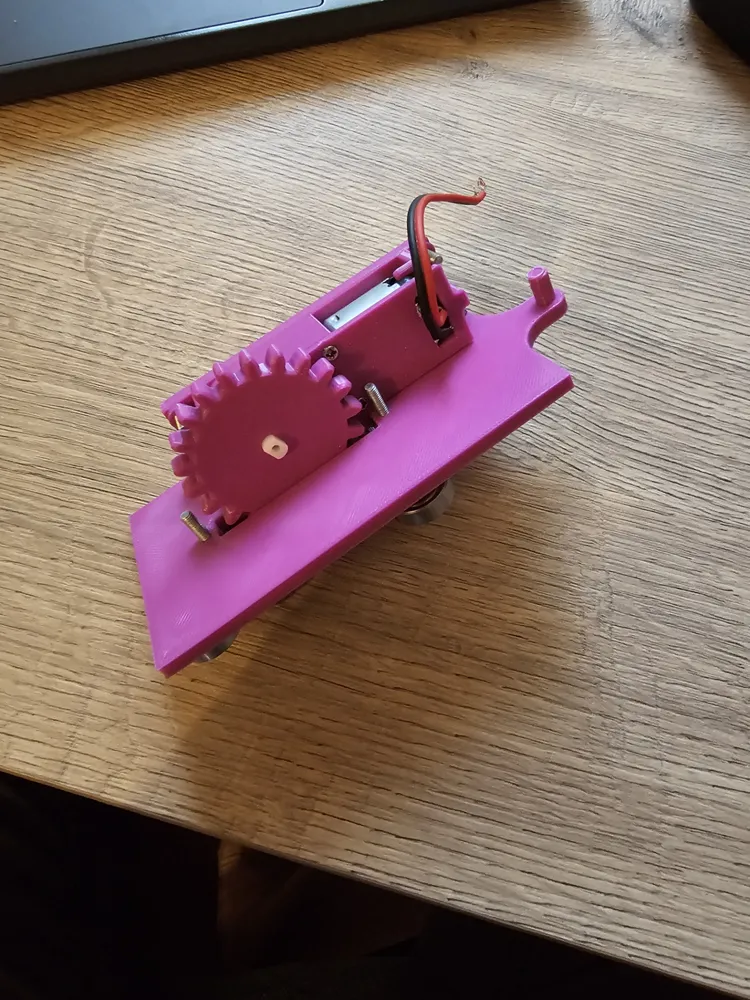 Gearbox for arduino geared motor yellow Remixed by herrprofessor MakerWorld: Download Free 3D Models