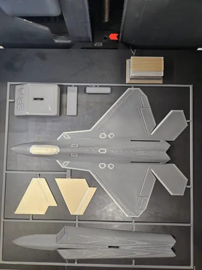 F22 Plane Kit Card by planes01 - MakerWorld