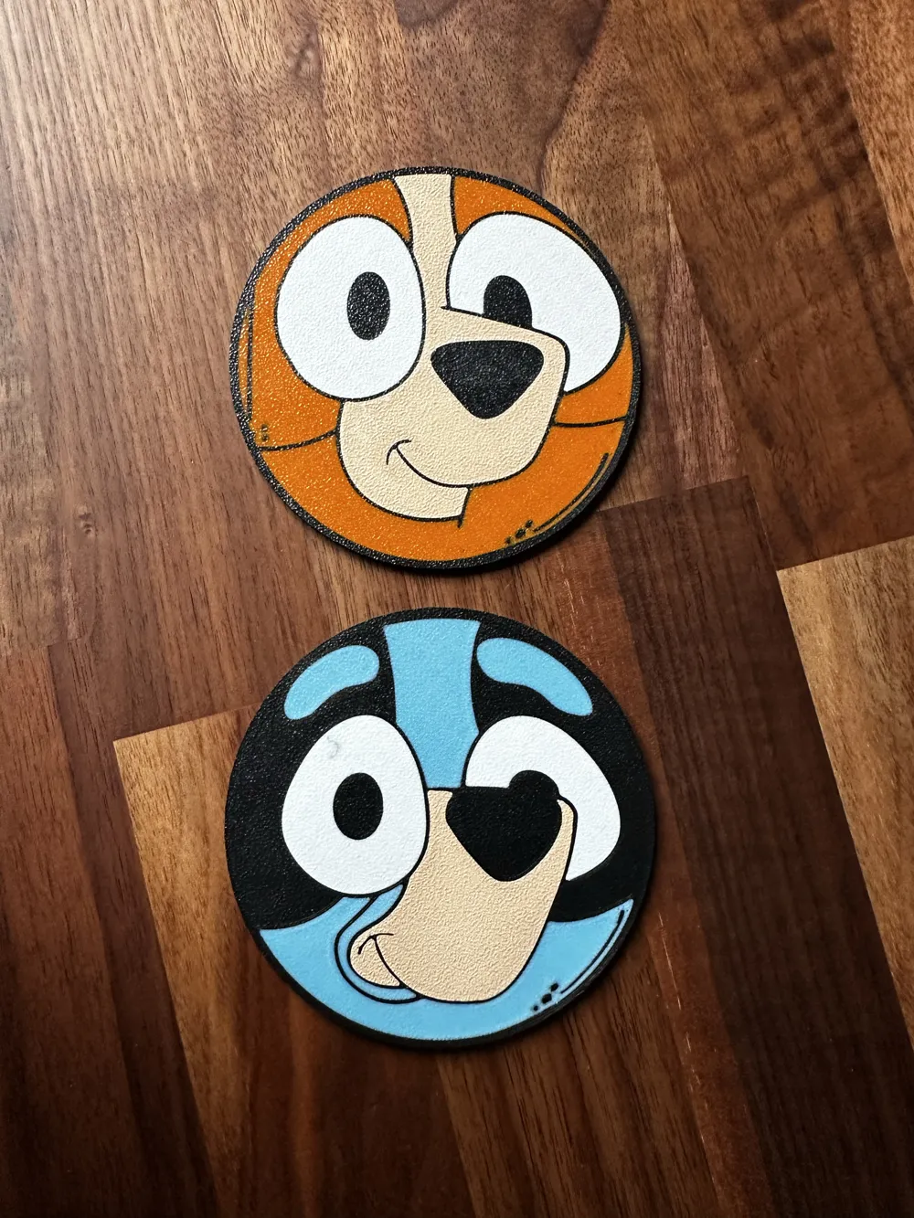 Bluey and Bingo coaster - Free 3D Print Model - MakerWorld