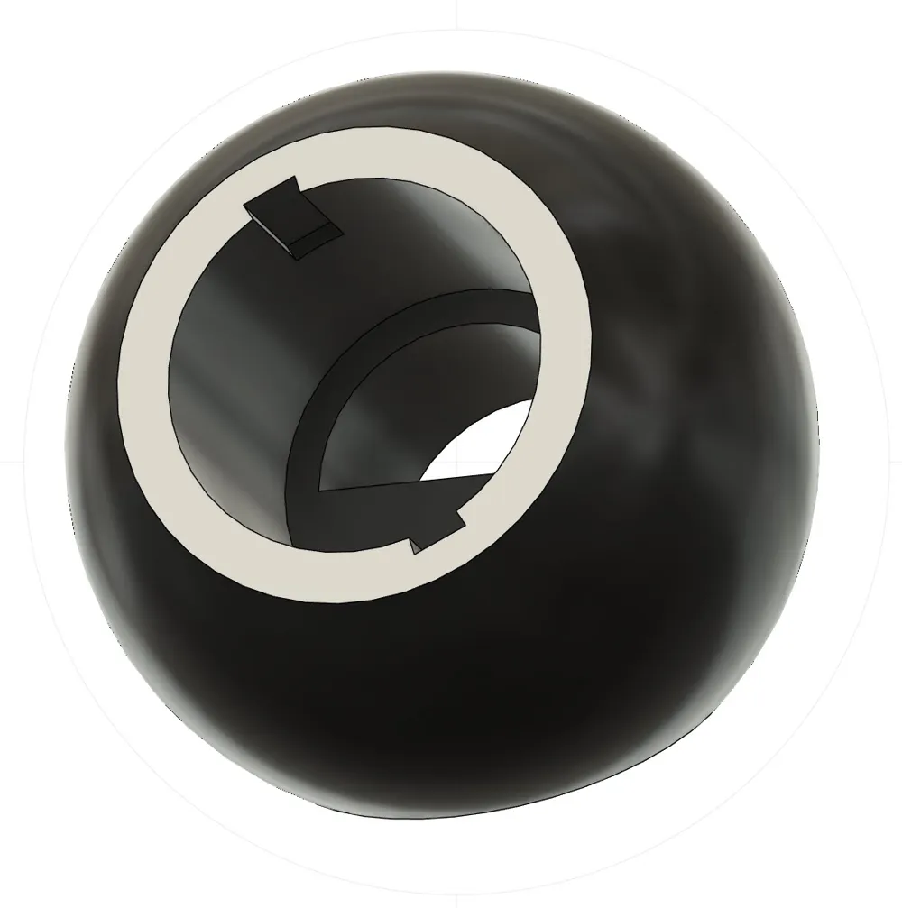 8 Ball Desktop Hydrometer (Use Black or White) by Maximvs - MakerWorld
