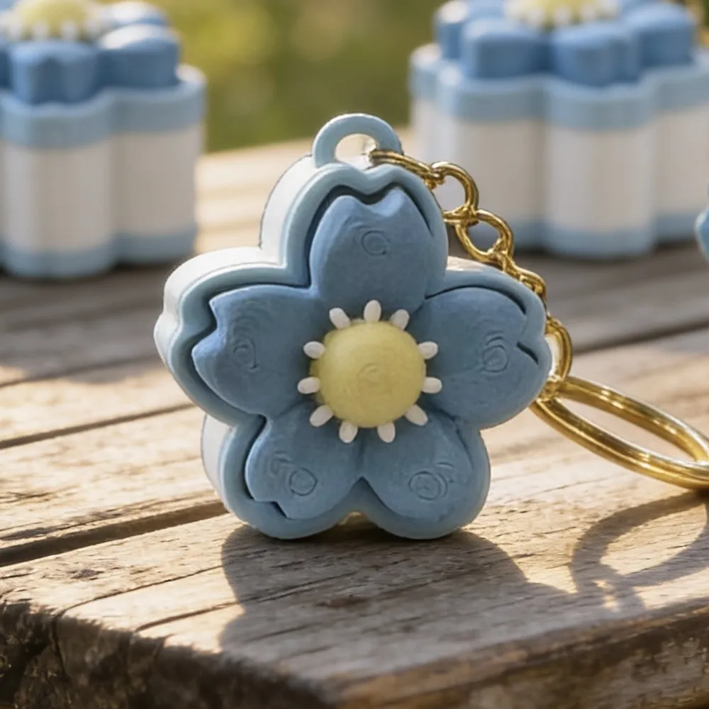Sakura Slow Clicker Keychain / keychain - Free 3D Print Model - MakerWorld