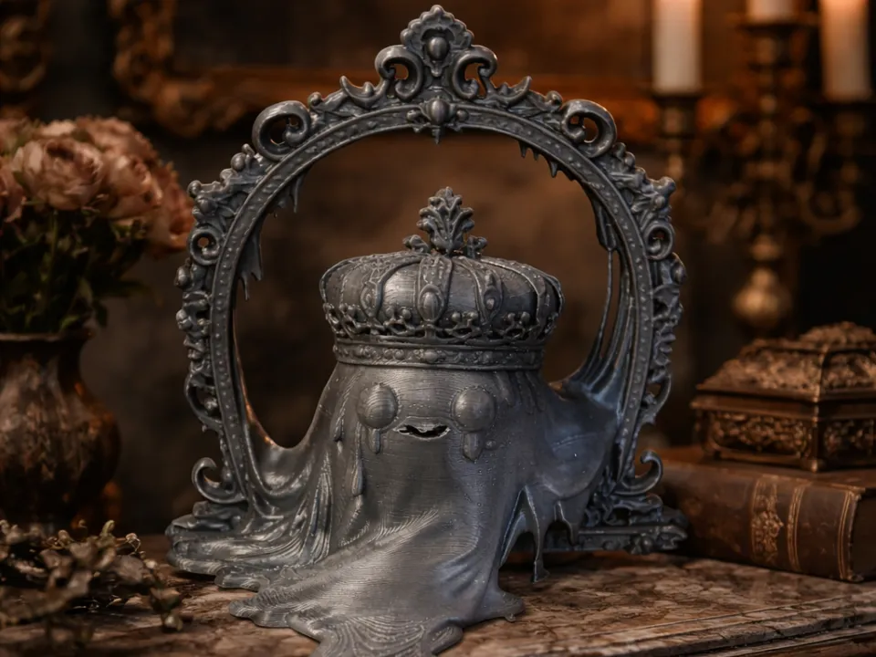 Melting Ghost King - Free 3D Print Model - MakerWorld