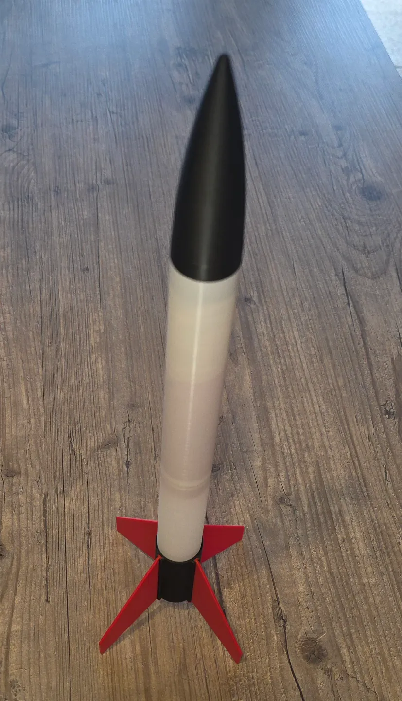 Model Rocket Heavy V2, suitable for propellant charges by heavy_printer ...
