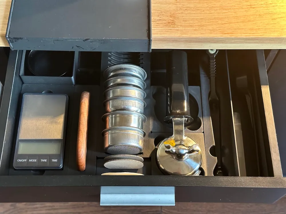 Gridfinity Espresso Bins - Portafilters & Tampers by penguinprints ...