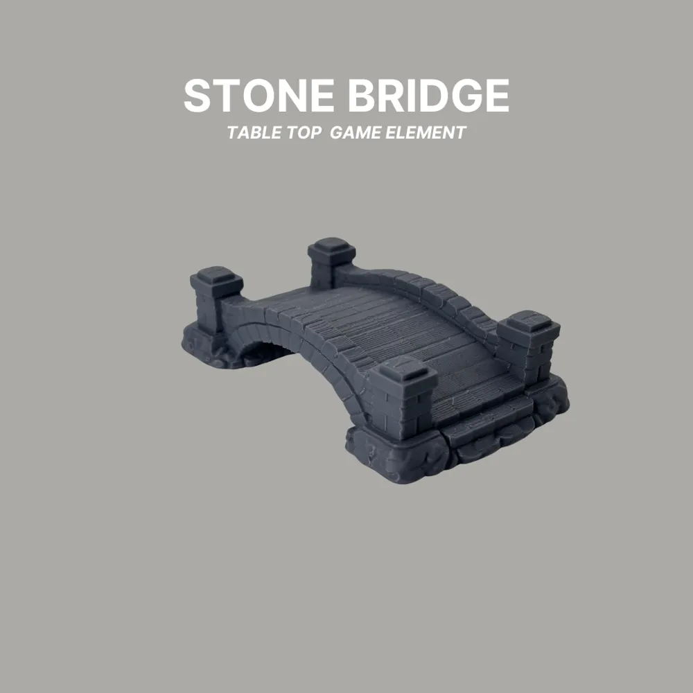 Pont en pierre en arc pour jeux de guerre de table - Modèle d ...