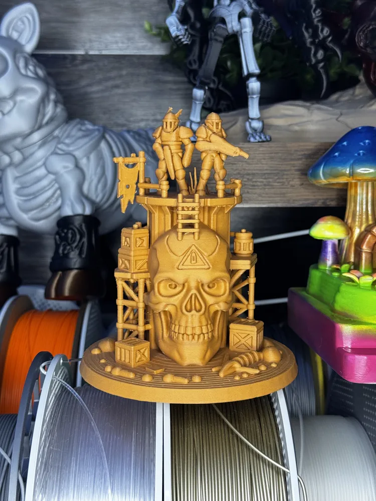 Skullworks Command - “Outpost: Cranium Red" by UnicornGraveyard MakerWorld: Download Free 3D Models