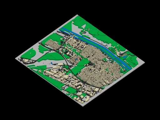 Map of the city Gersthofen, Germany by user_3896667050 - MakerWorld