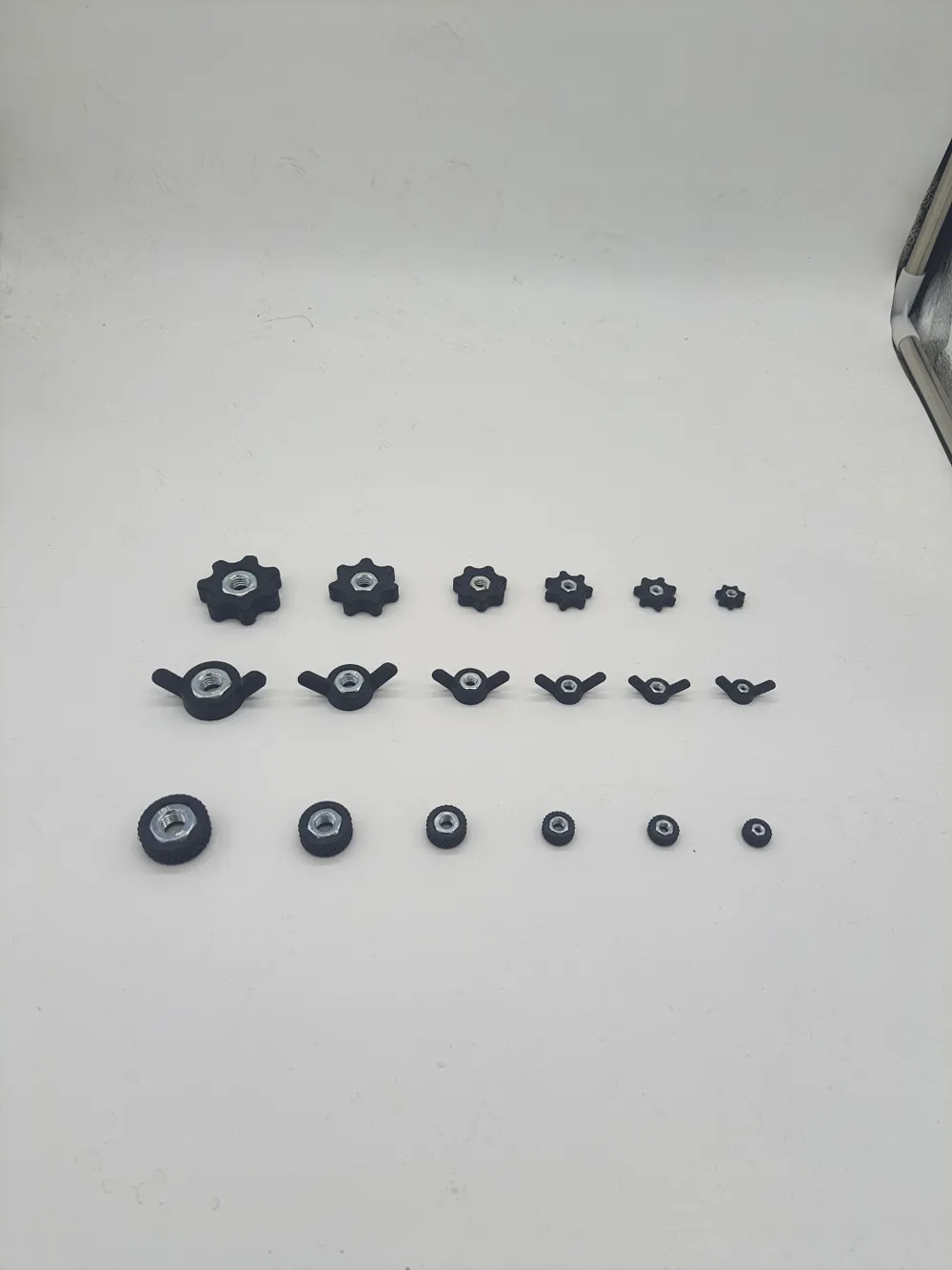M3 - M10 Nuts / Knurled Wing Star - Free 3D Print Model - MakerWorld