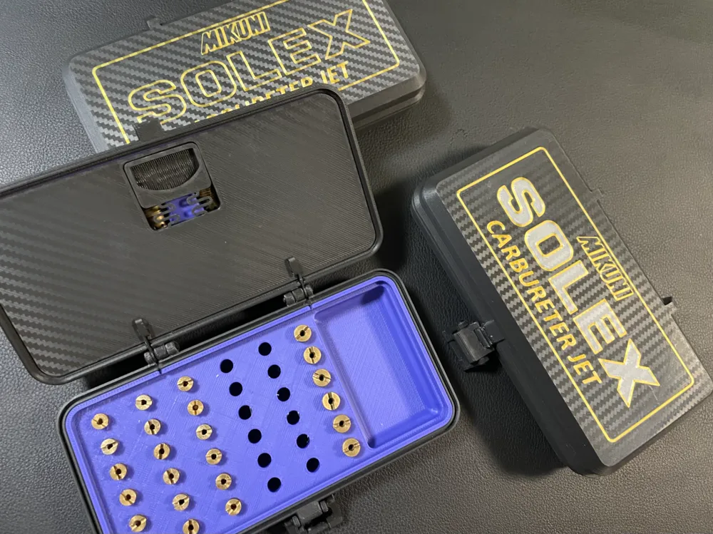 Solex Carburator JET Case by Mars Electronic Services - MakerWorld