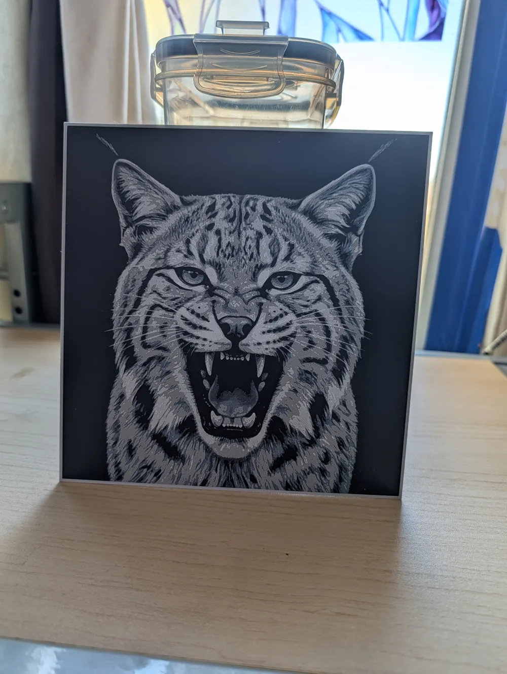 Growling Bobcat - Hueforge 4 color by Terrence Brownsington MakerWorld ...