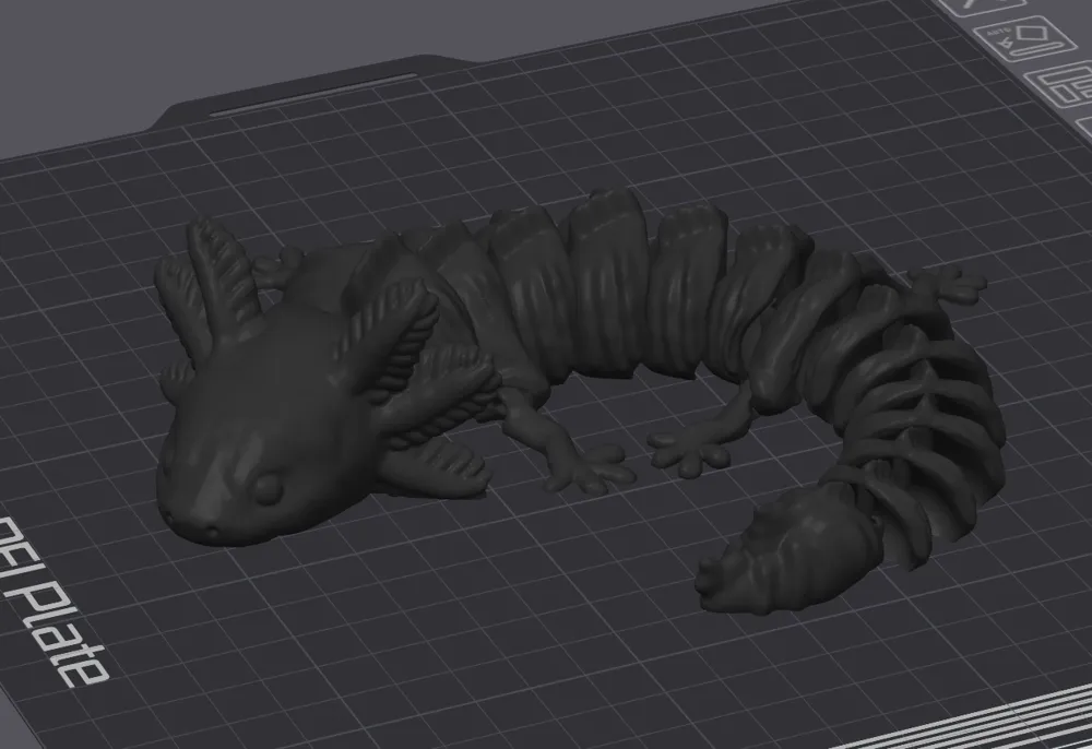Articulated Axolotl by Titan3DPrintingAU - MakerWorld