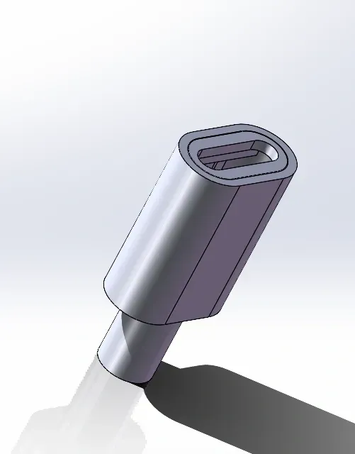 Type-C Male Housing by user_2238399038 - MakerWorld