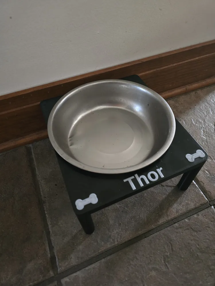 Customizable Pet Bowl Stand - Parametric - Free 3D Print Model - MakerWorld