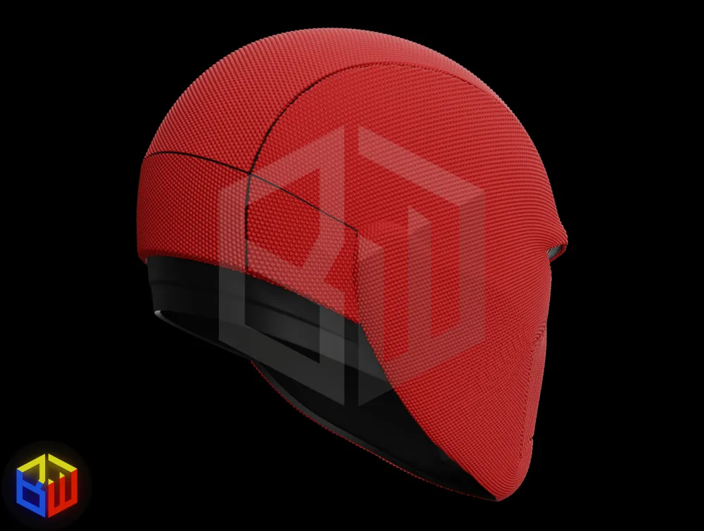 Red Hood New 52 Textured Helmet by Budwin MakerWorld: Download Free 3D ...