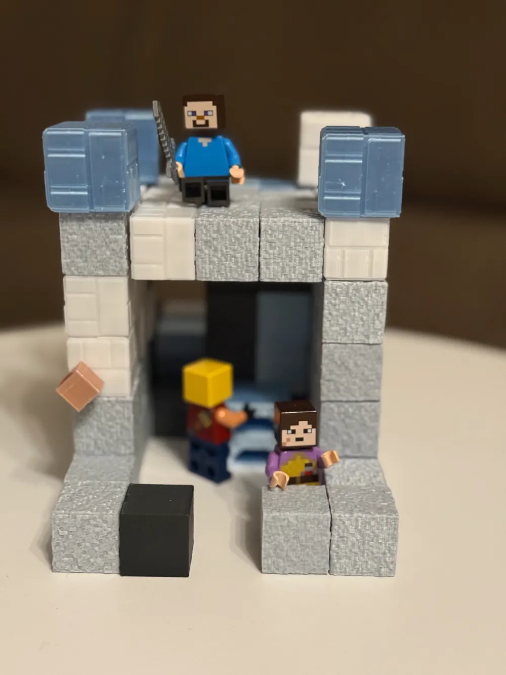 Minecraft Stone Block (20x20mm) with 8 Chambers by Hiki MakerWorld ...