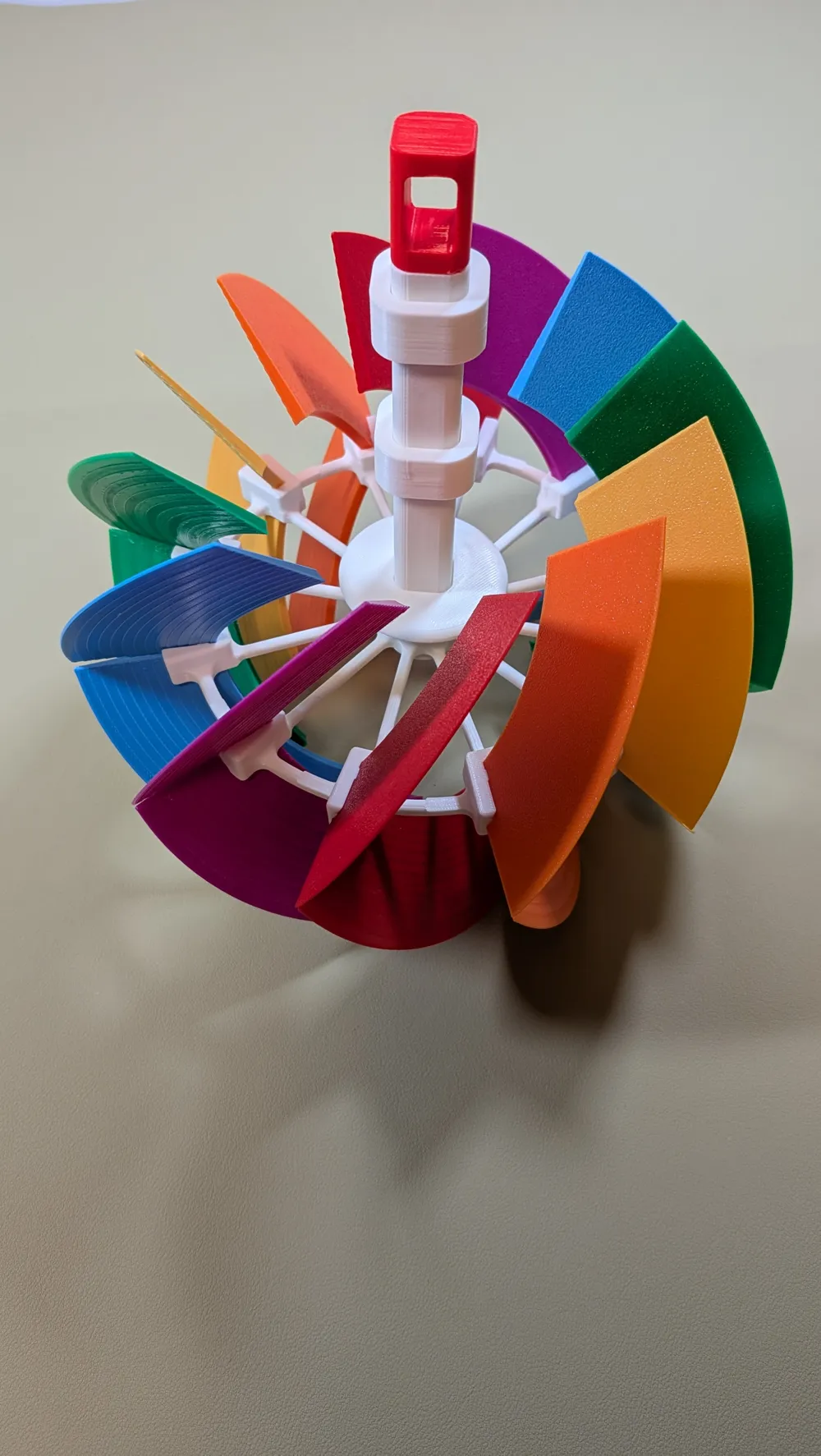 Spherical Wind Spinner for Garden Decoration - Free 3D Print Model ...