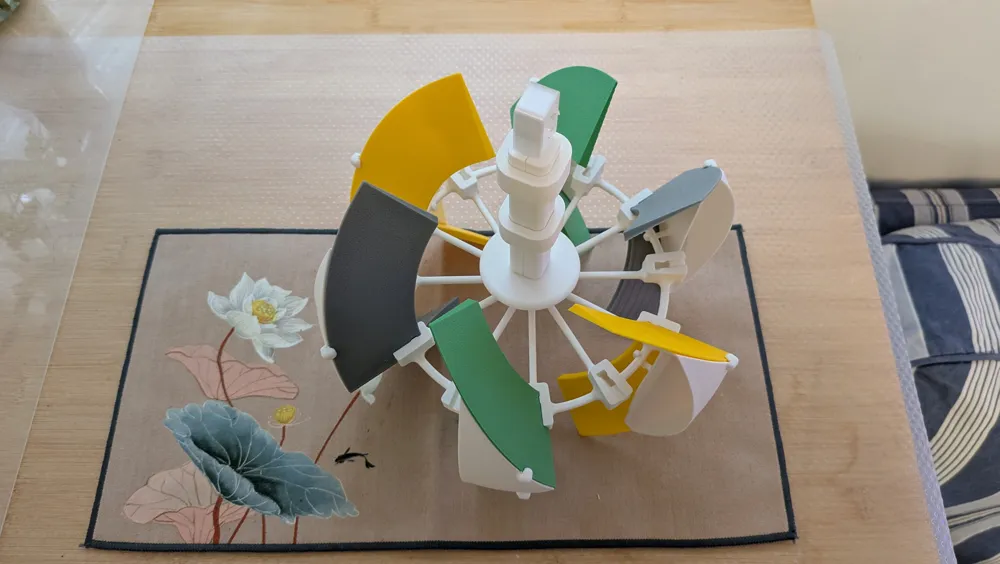 Spherical Wind Spinner for Garden Decoration - Free 3D Print Model ...