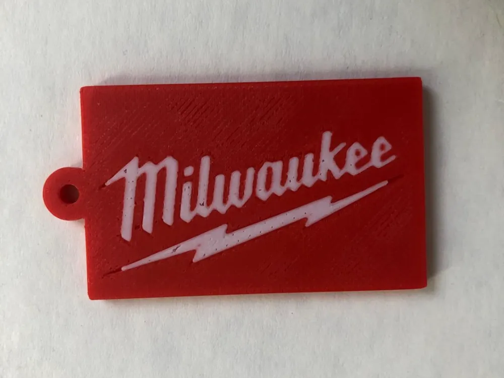 Milwaukee keychain by PierTrois MakerWorld: Download Free 3D Models