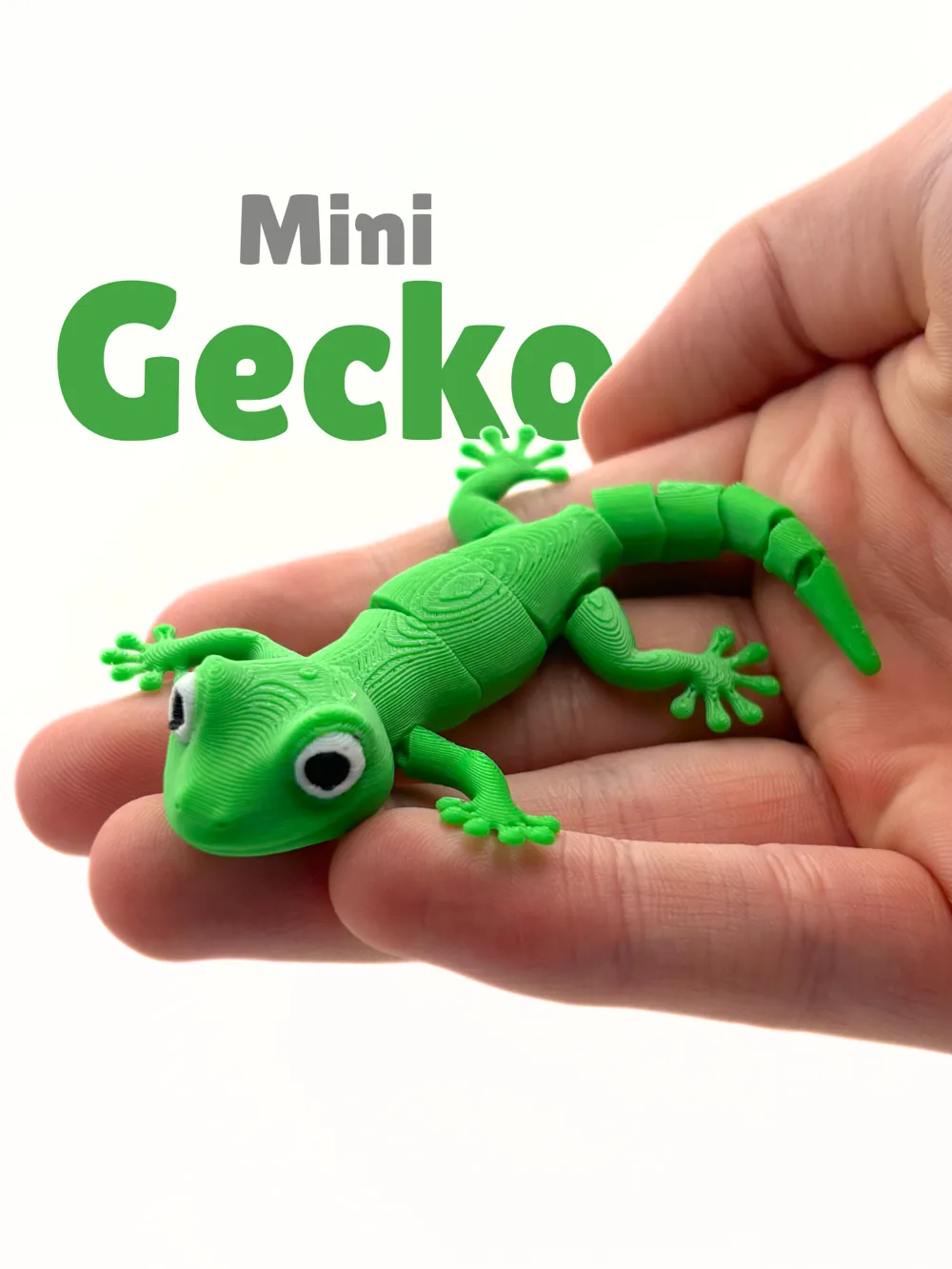 Mini Articulated Gecko - Free 3D Print Model - MakerWorld