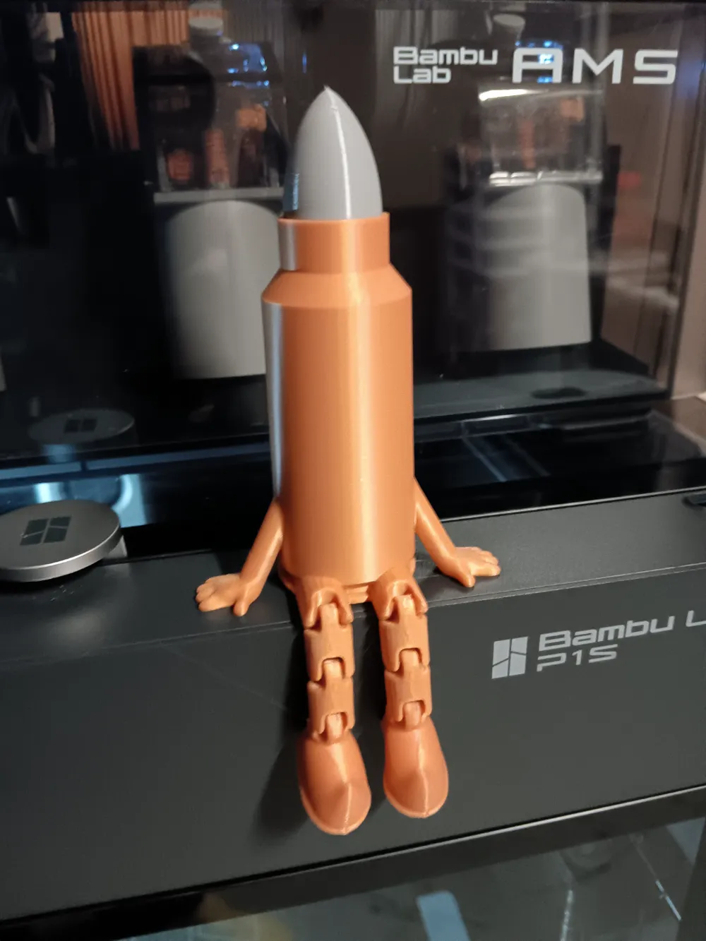 Articulated Bullet Buddy - Free 3D Print Model - MakerWorld