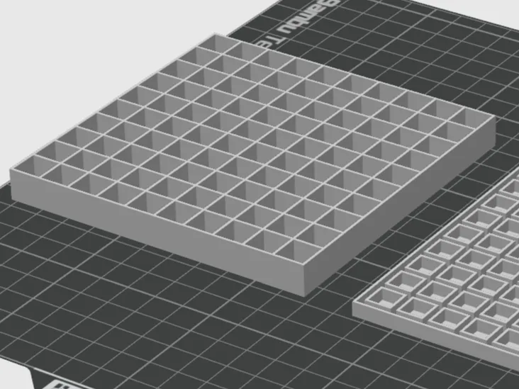 Parametric compartment box - Free 3D Print Model - MakerWorld