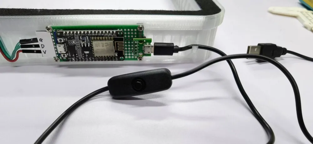 Bambu P1P and X1 Sliding Vent Glass Top Enclosure /w ESP8266 LED ...