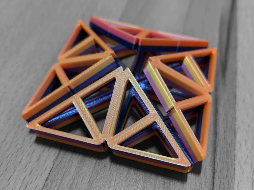 Infinite Flippy Flapper Fidget Toy - only 14g! - Free 3D Print Model ...