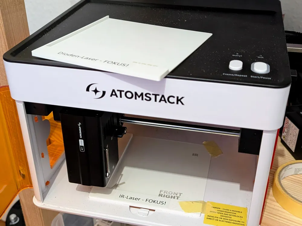 Atomstack P1 Base Plates (Diode + IR Laser) - Free 3D Print Model ...