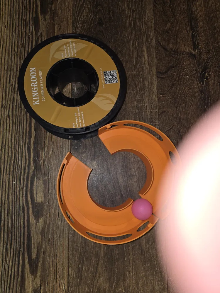 Kingroon and others empty Spool Cat Ring Toy by DougBurton1969 - MakerWorld