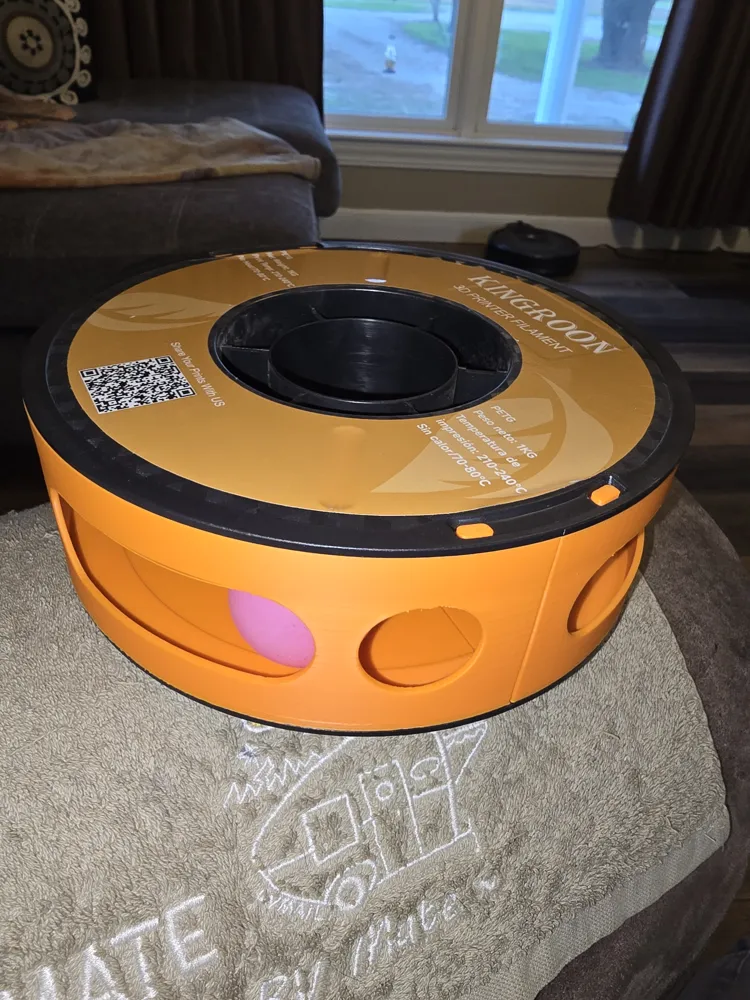 Kingroon and others empty Spool Cat Ring Toy by DougBurton1969 - MakerWorld