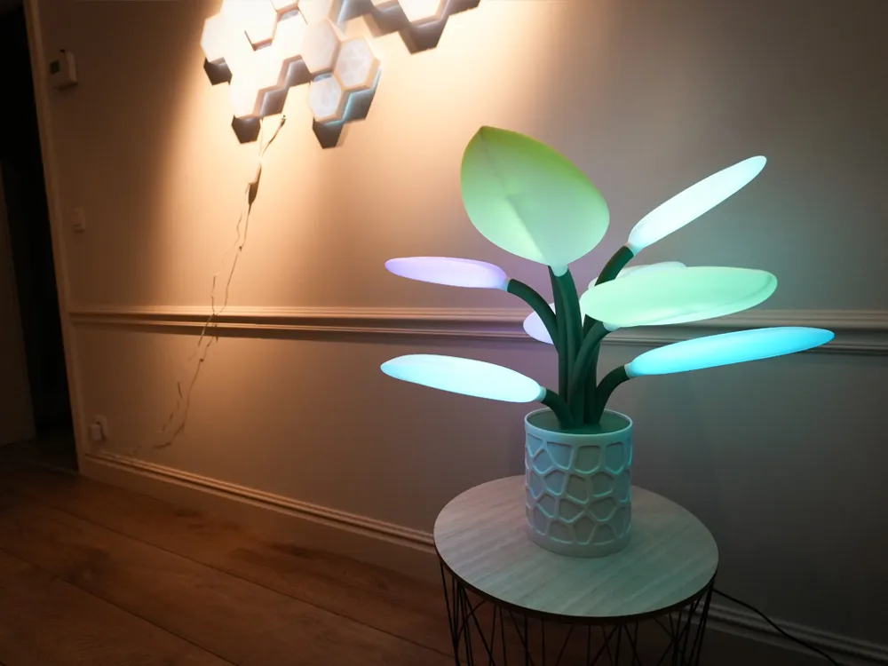 FLORA - Led Light Leaves - Free 3D Print Model - MakerWorld