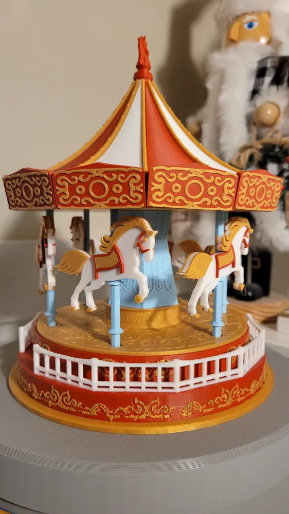 Automatic Carousel with Music Box Kit K014 by Ellipse MakerWorld ...
