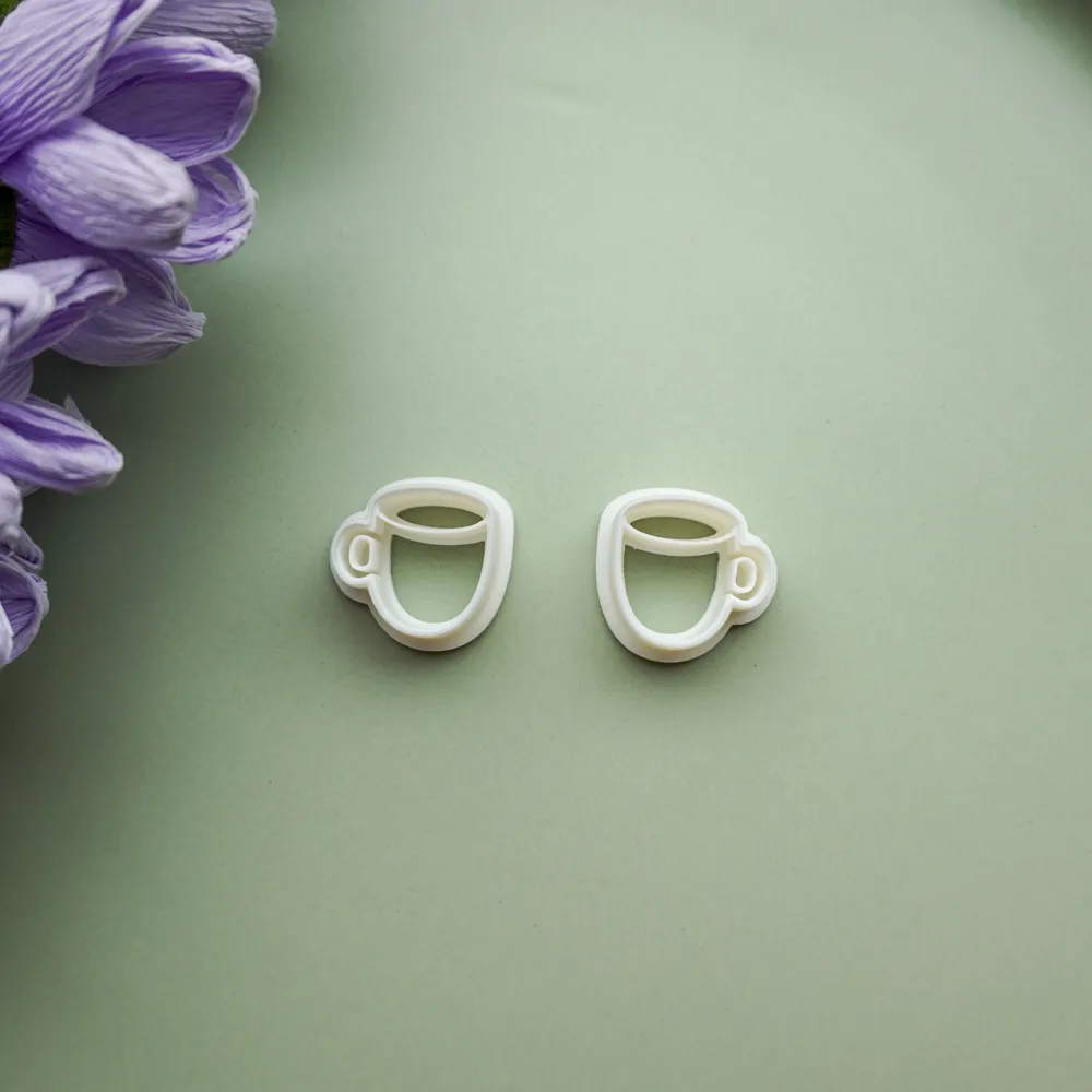 Coffee Mugs Set Clay Cutter For Earrings Necklace by Bogdan MakerWorld ...