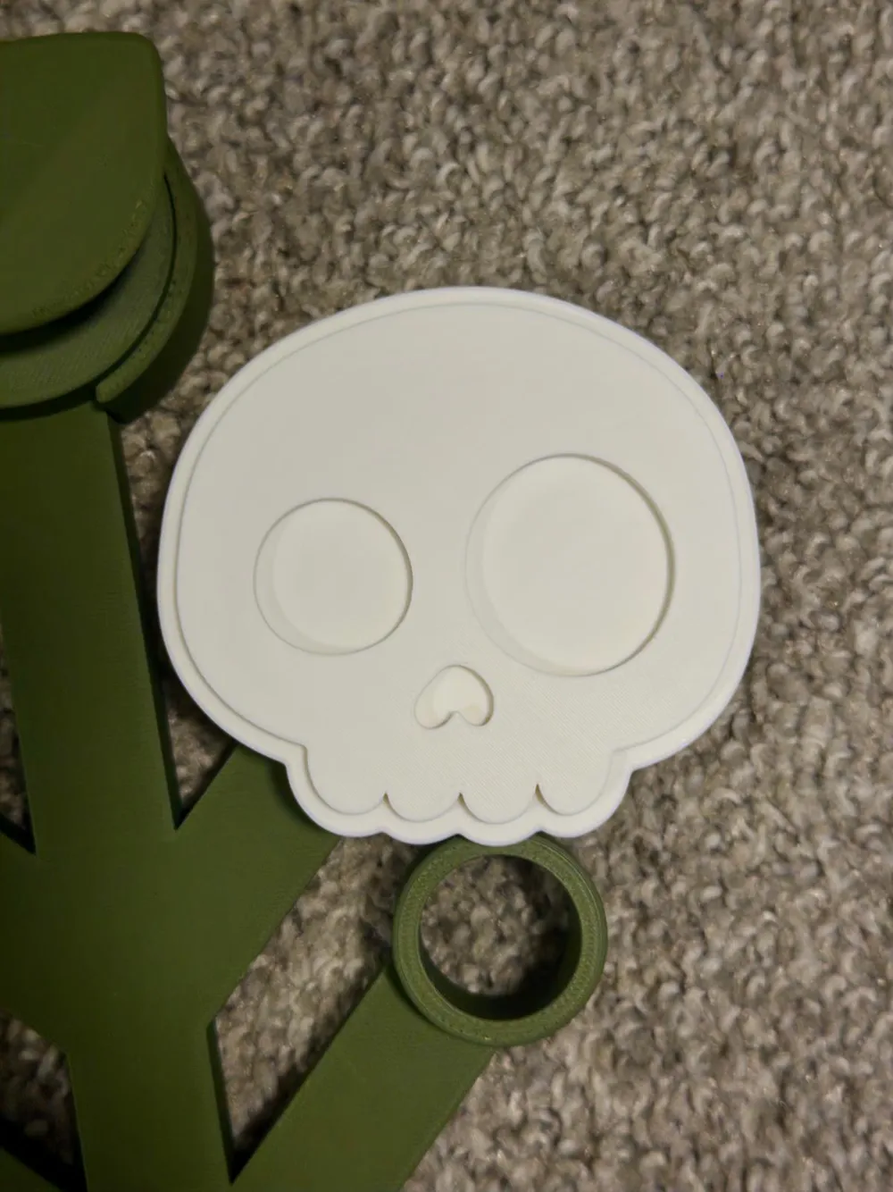 Skull Accent for "Not Another Brick Wreath" by Gui e Ana MakerWorld ...