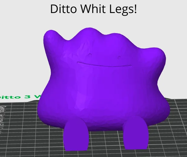 Funny Ditto Whit Flexible Legs! by Il_quasi_TV MakerWorld: Download ...