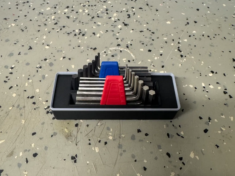 Gridfinity Allen Wrench Holder by Special_Name - MakerWorld